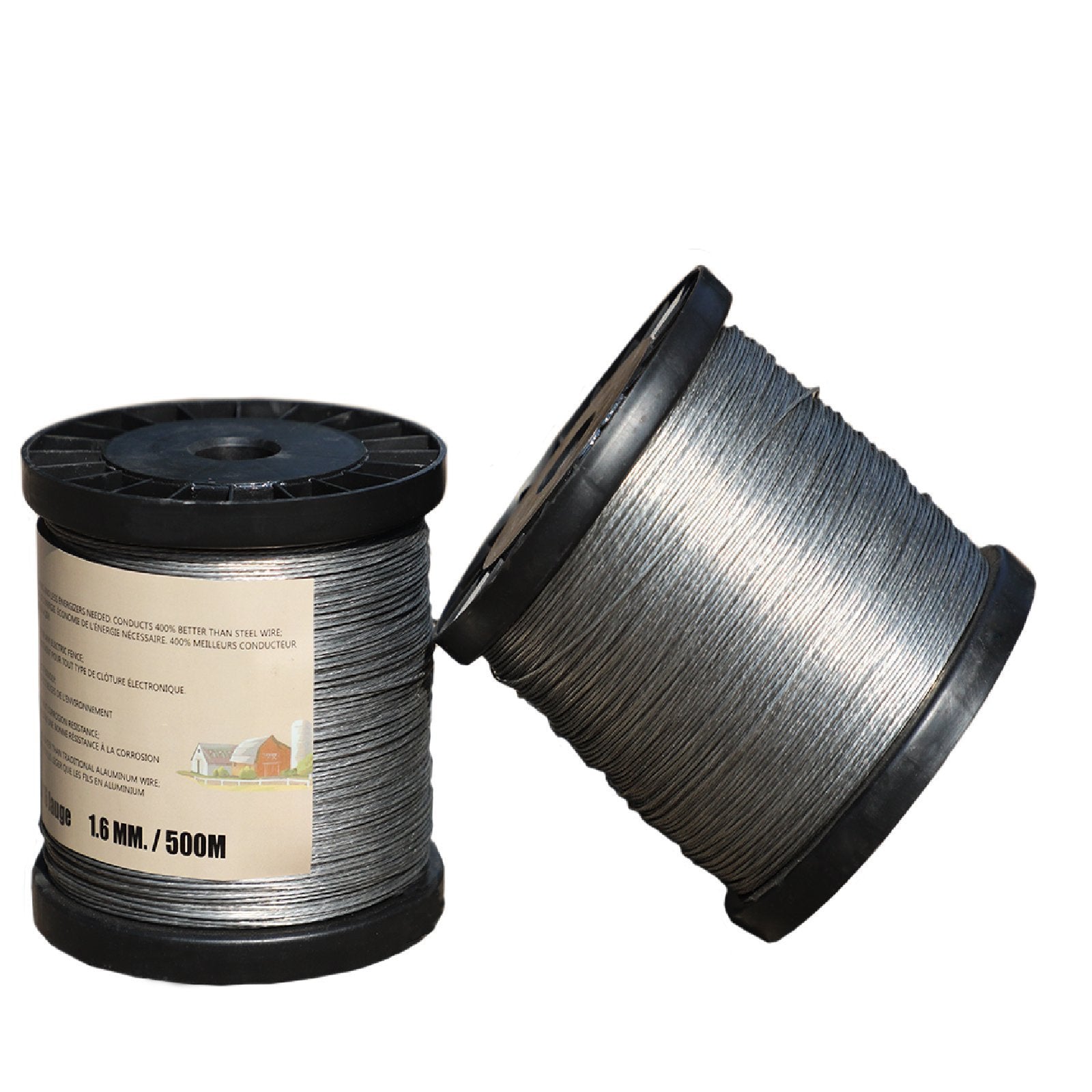 High Tensile Fence Wire 1000 Ft 17 Gauge Aluminum Electric Fence Wire ...